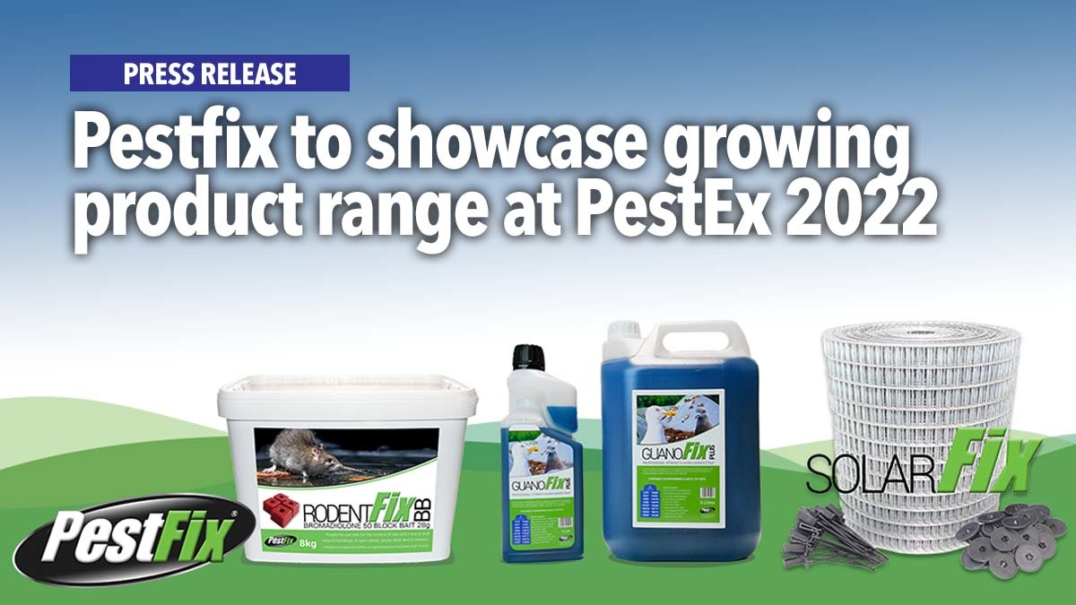 Pestfix to showcase growing product range at PestEx